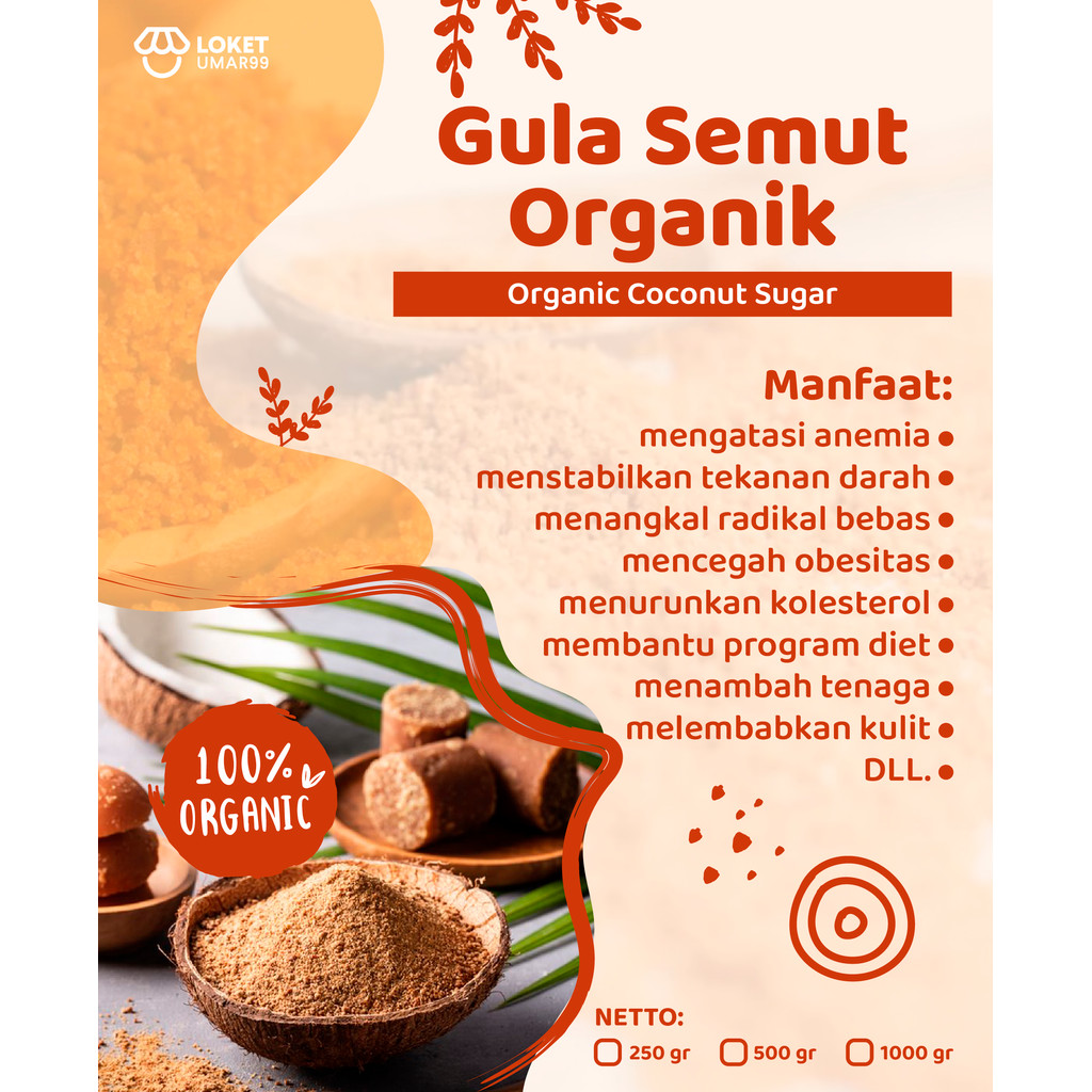 Jual GULA SEMUT / GULA BUBUK MURNI ORGANIK / GULA KELAPA BUBUK / GULA JAWA BUBUK / ORGANIC ...