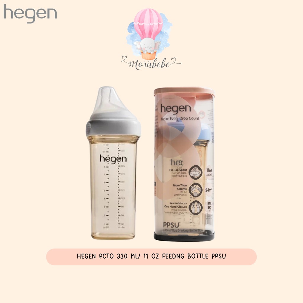 Jual HEGEN PCTO 330 ML/ 11 OZ FEEDNG BOTTLE PPSU (1PC) | Shopee Indonesia