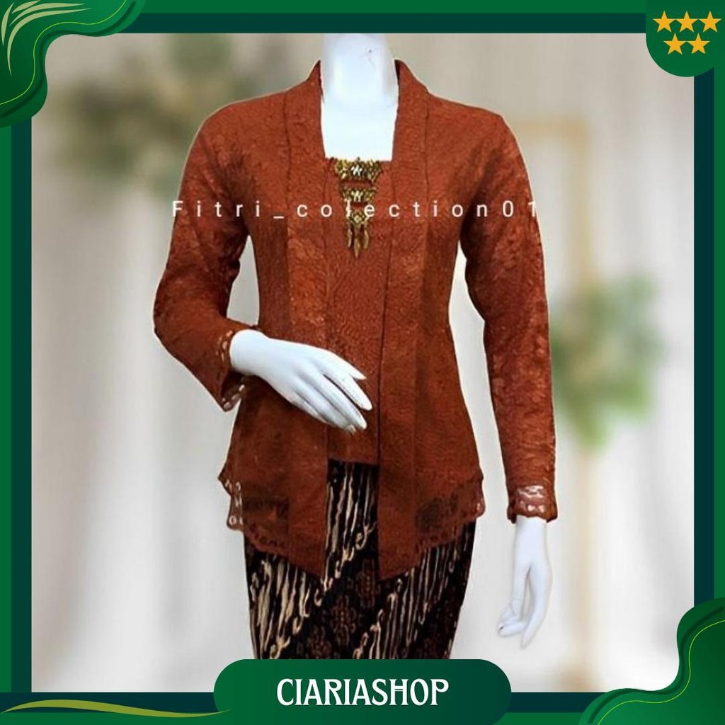 Jual Atasan Kebaya Kutubaru Baju Kartini Wisuda Kondangan Modern / Kebaya Pakaian Tradisional ...