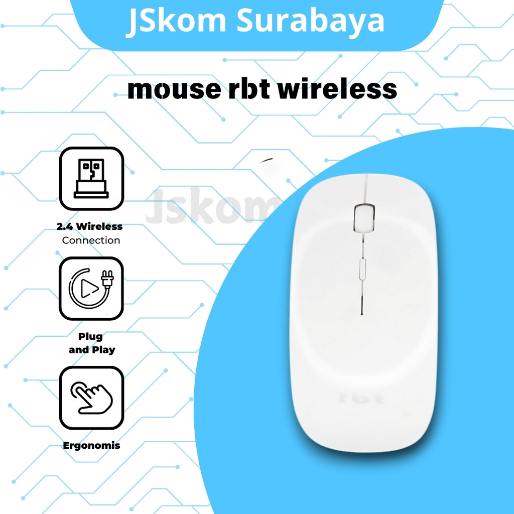 Jual mouse rbt wireless model apple | Shopee Indonesia