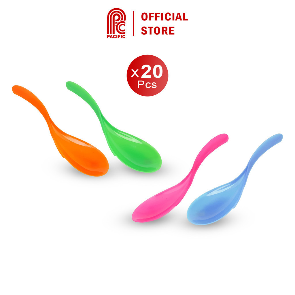 Jual PACIFIC Combo 20 Centong Nasi Plastik 19,5 Cm Florent Rice Scoop ...