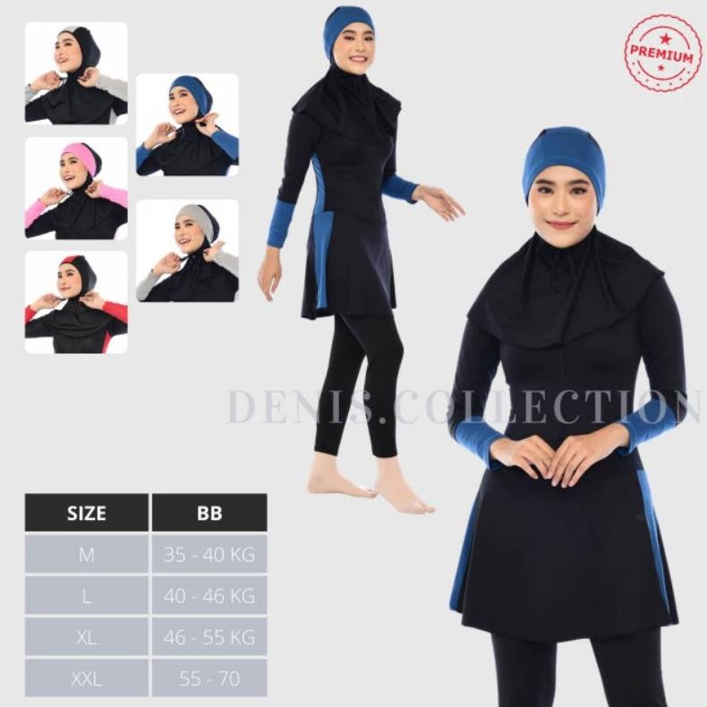 Jual Lnb-1217 Baju Renang Muslimah Syari Dewasa Wanita Muslim Perempuan ...