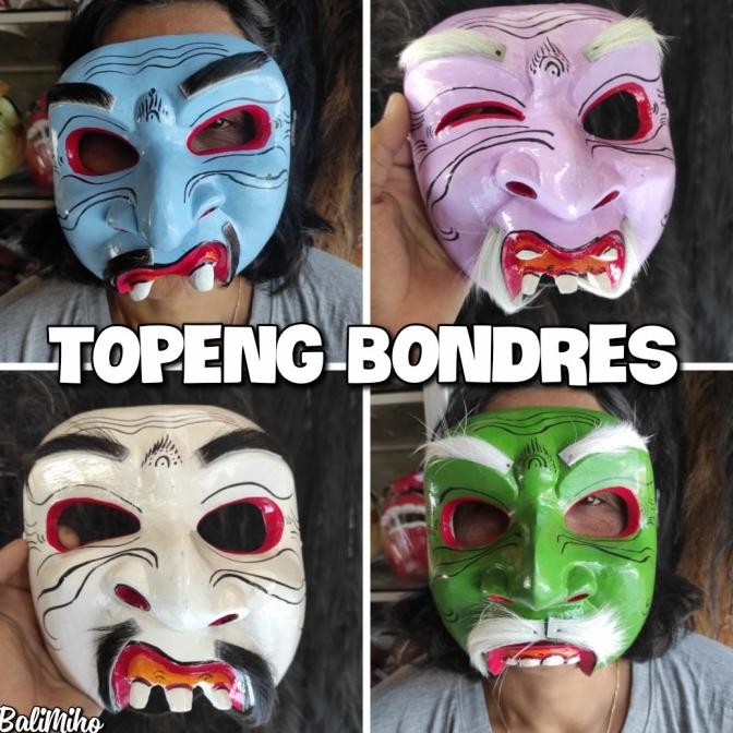 Jual TOPENG BONDRES BALI/TOPENG LUCU/TOPENG UNIK/TOPENG KAYU/TOPENG ...