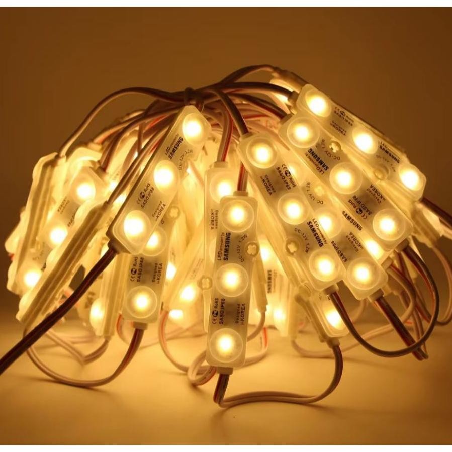 Jual df-7 SAMSUNG Lampu Modul LED 5730 SMD 12v DC 3 Mata 12 v volt Module ( 6615) Original ...