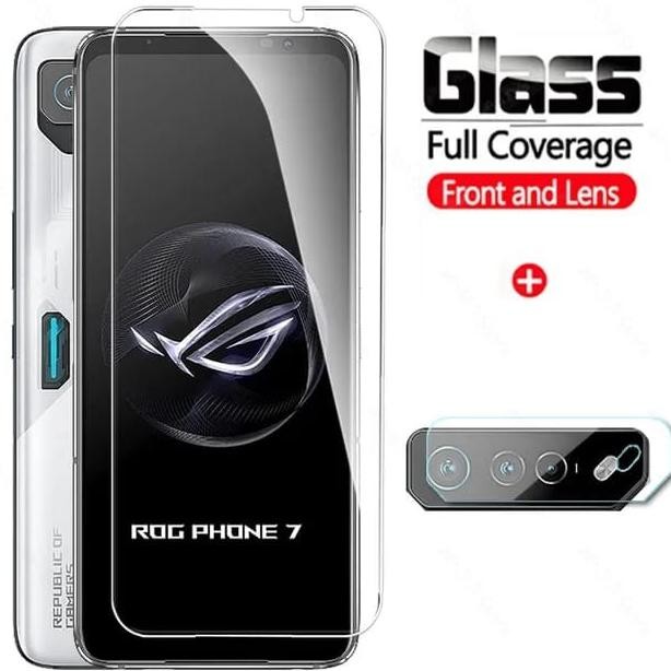 Jual Tempered Glass Clear 2in1 For Asus ROG Phone 7 8 9 FE ROG 9 Pro Edition Layar & Kamera ...