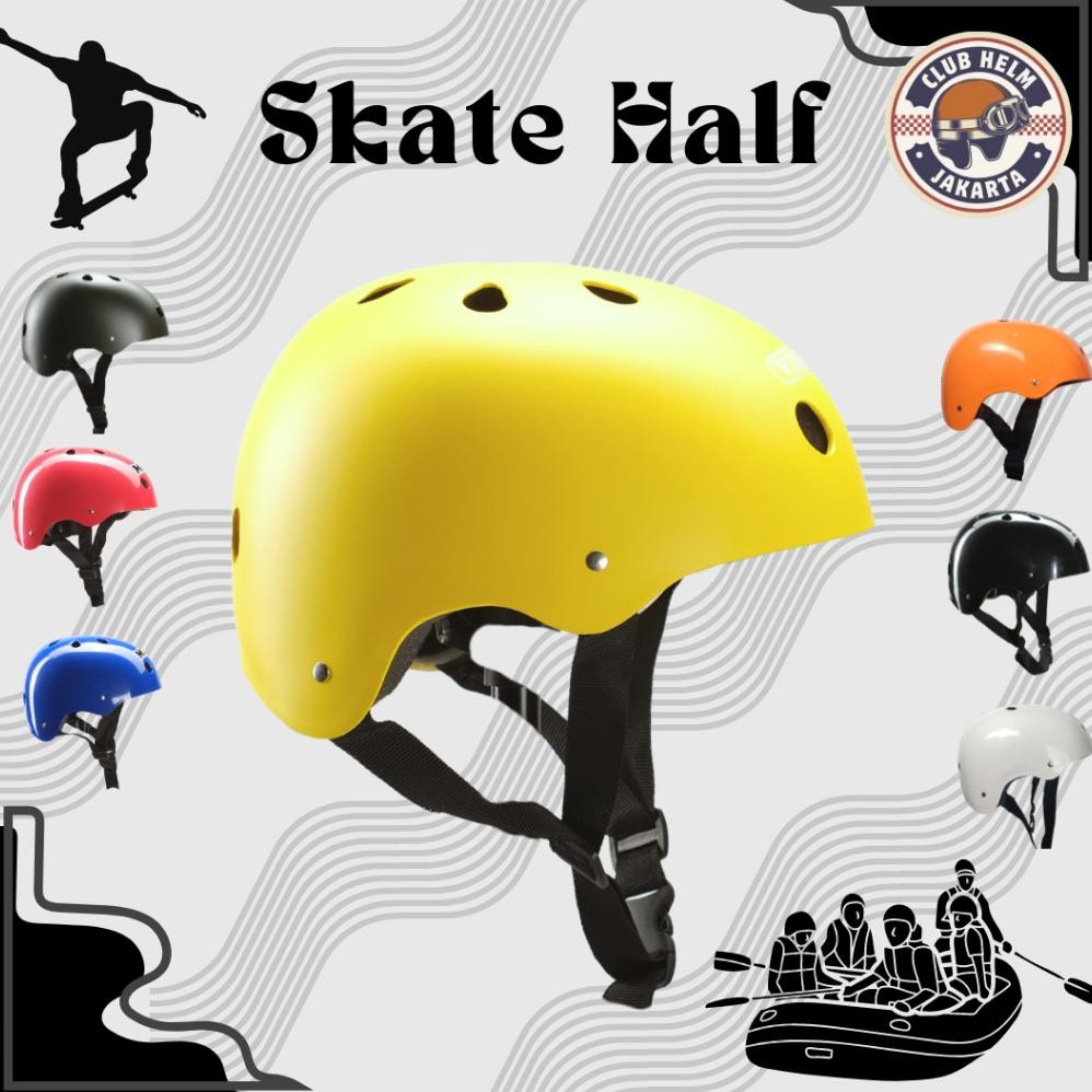 Jual Nl-8 [ Half ] Helm Skate Sepeda Arung Jeram Out Bound Flying Fox ...