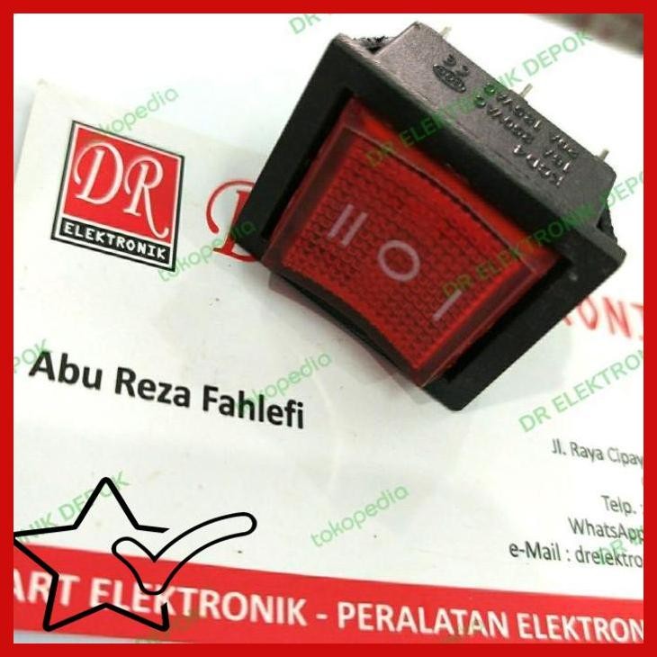 Jual [DRE] Saklar ON OFF ON 3 posisi 20A kaki switch LAMPU besar ...