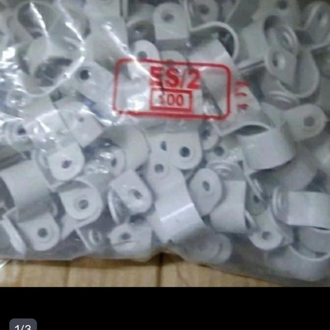 Jual Klem Pipa Conduit 20Mm Ega Klem Pipa 20Mm Merek Ega New Stok ...