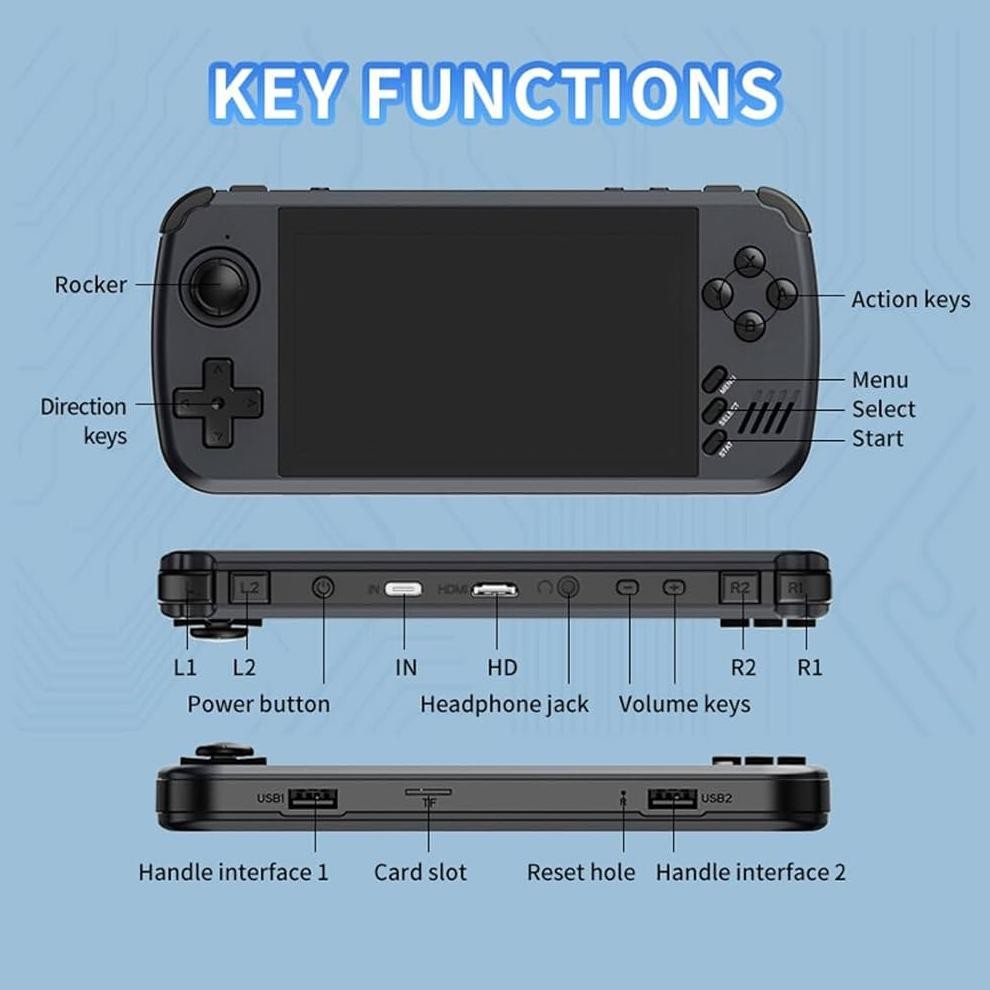 Jual POWKIDDY X39 PRO - Handheld Retro Games Console - Konsol Tangan ...