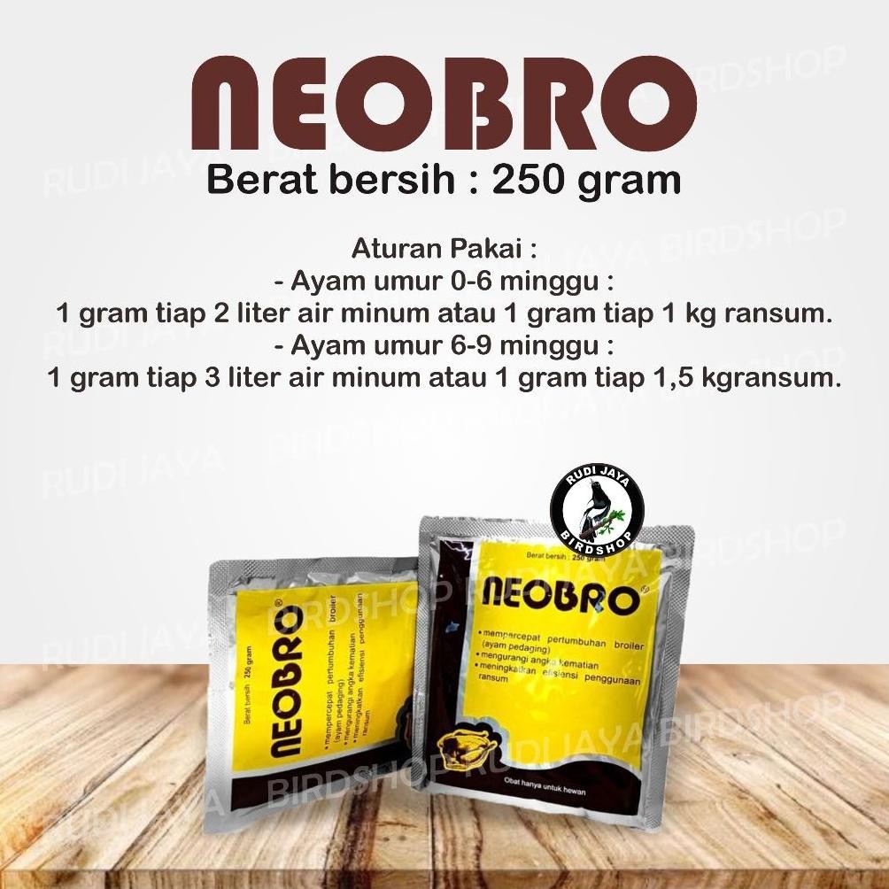 Jual My56 u-45 NEOBRO 250 GRAM VITAMIN OBAT MASA PERTUMBUHAN AYAM BEBEK ...