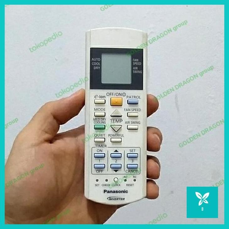 Jual | JC | Remote AC Original Panasonic Inverter Patrol e-ION MILD DRY ...