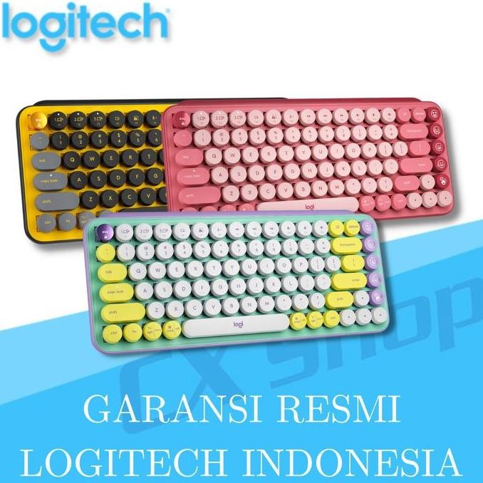 Jual SALE! LOGITECH POP KEYS MECHANICAL WIRELESS KEYBOARD | Shopee Indonesia