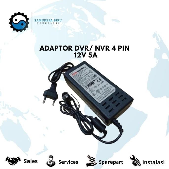 Jual Adaptor 12V 5A 4Pin Dvr / Nvr Co | Shopee Indonesia