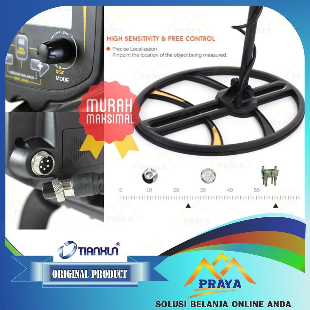 Jual mia tx850 professional metal detector underground alat pencari ...