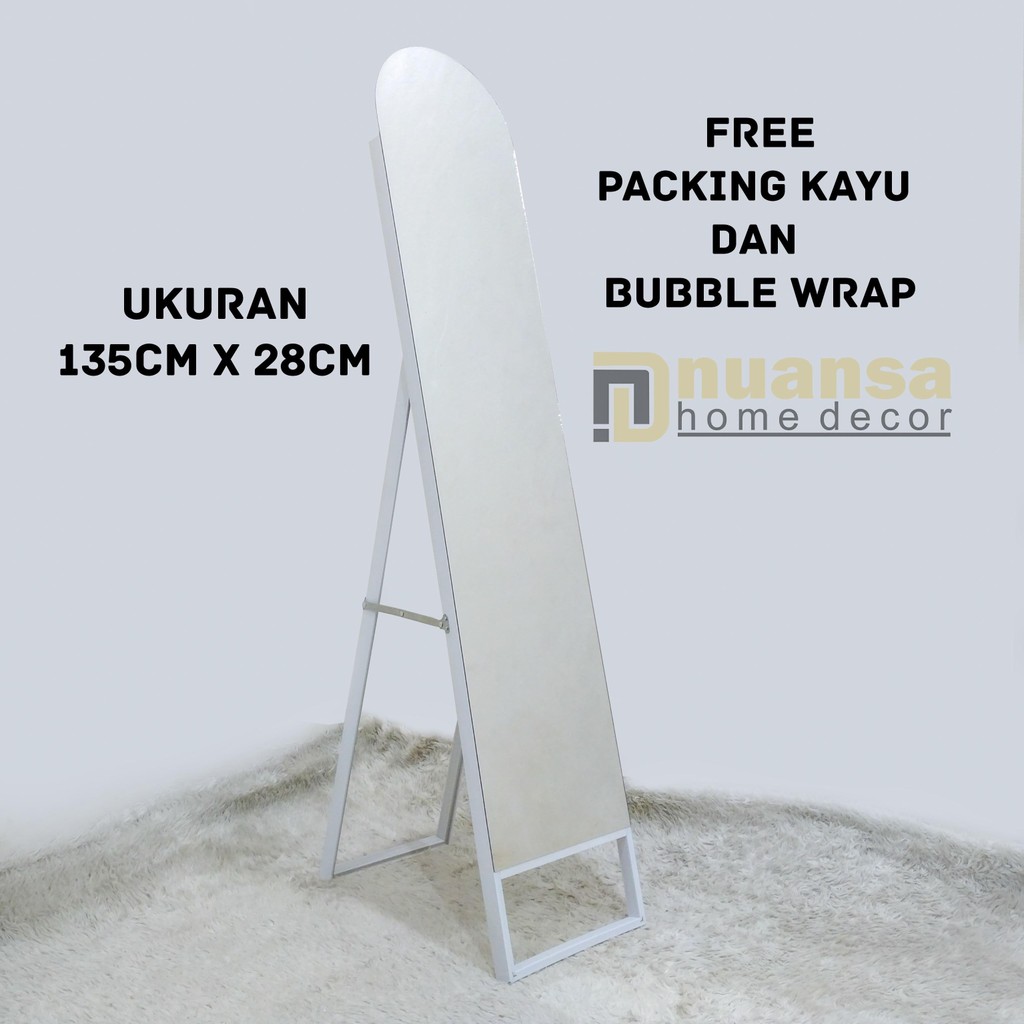 Jual STANDING MIRROR OVAL FULL BODY - CERMIN FULL BODY - STANDING ...