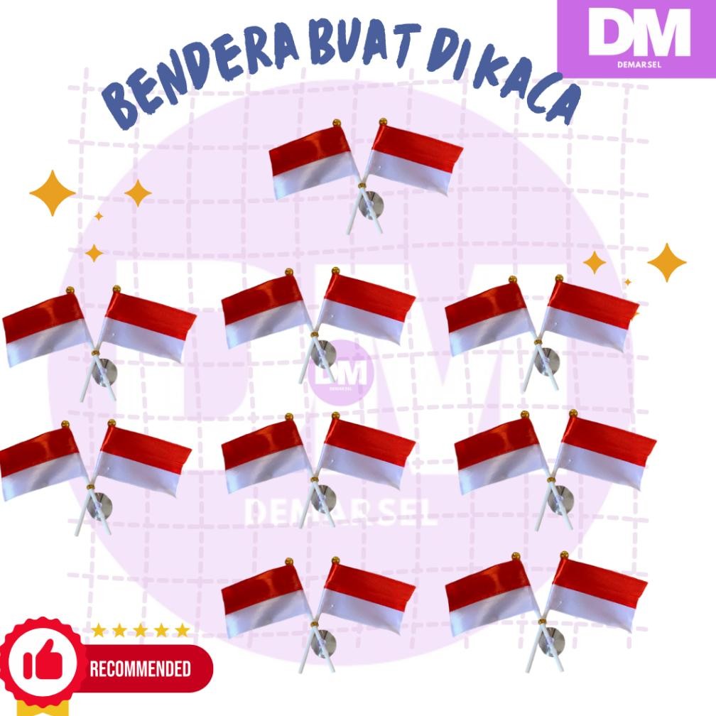 Jual Ukd-23 Bendera Merah Putih Bendera Indonesia Tempel | Shopee Indonesia