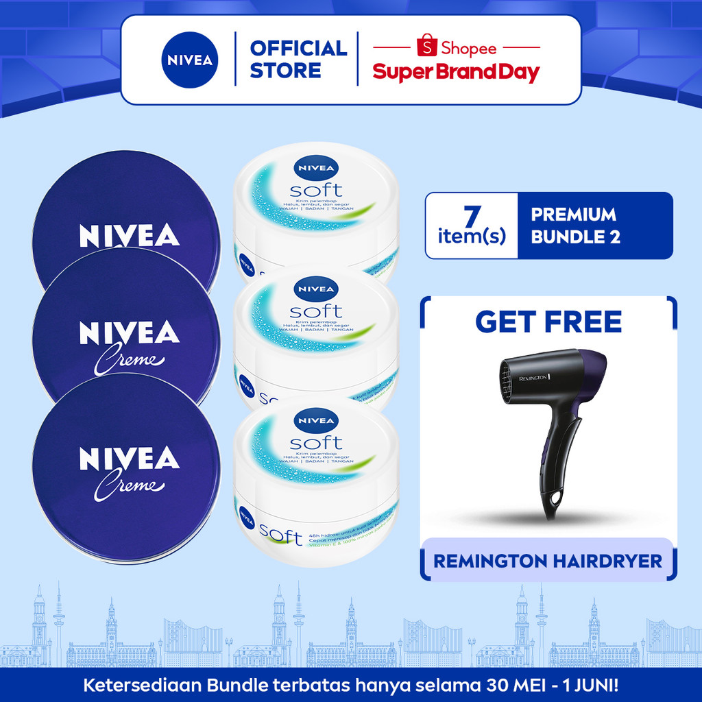 Jual NIVEA Super Brand Day Exclusive Bundles - NIVEA Creme Series | Shopee Indonesia