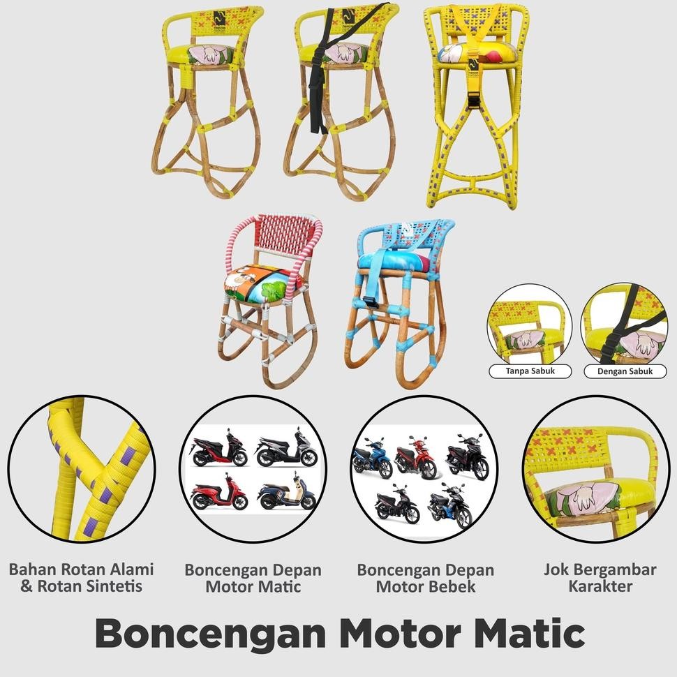 Jual Jo Uri Bonceng Boncengan Ana Rotan Motor Matic Bebe Cowo Cewe ...
