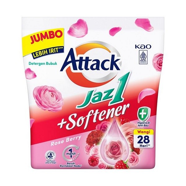 Jual ATTACK JAZ1 SOFTENER ROSE BERRY 1.4 KG | Shopee Indonesia
