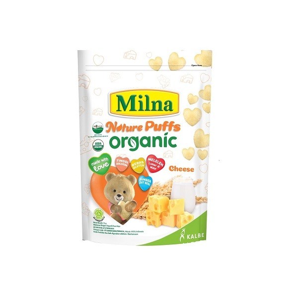 Jual MILNA ORGANIC PUFF CHEESE 15 GR | Shopee Indonesia