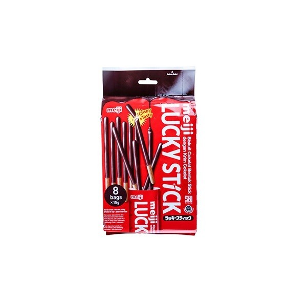 Jual MEIJI LUCKY STICK FAMILY PACK CHOCOLATE 120GR | Shopee Indonesia