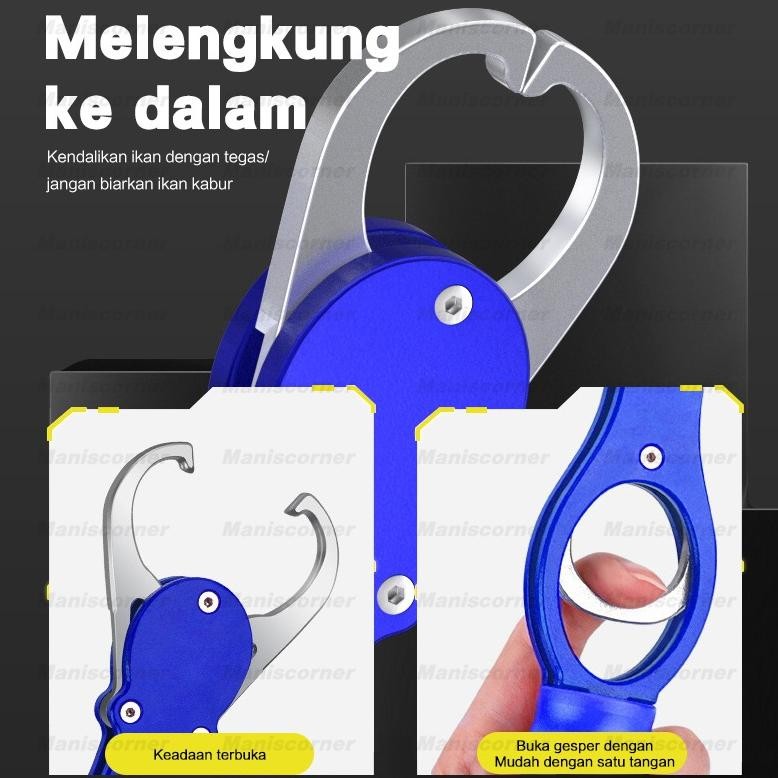 Jual Lip Grip Jepit Bibir Ikan Stainless Steel Spons Eva Fukushima Ada ...