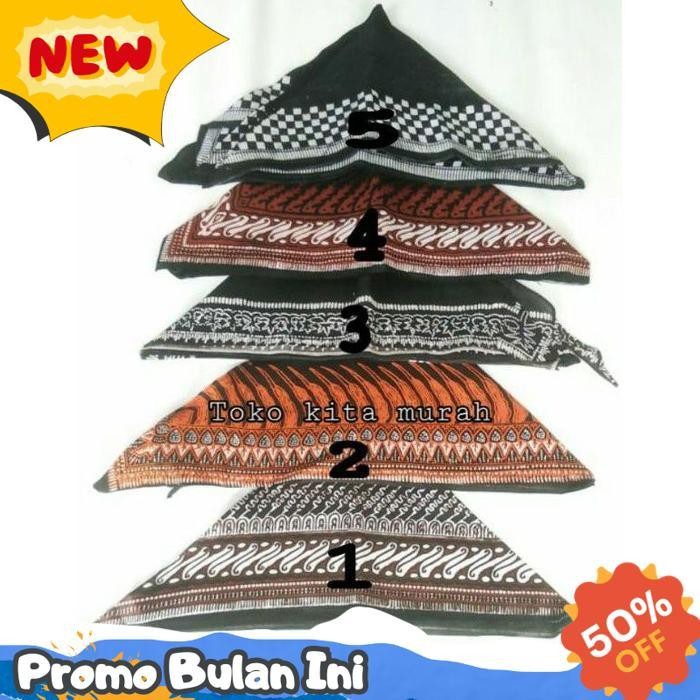 Jual Flash Sale Udeng Jawa Jaranan Segitiga// Udeng Sunda// Iket Kepala ...