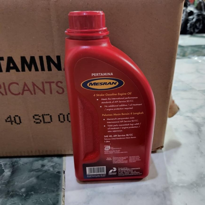 Jual Tgc-1924 Promo Spesial!! Oli Mesin Mesran Oil Pertamina Sae 40 1 ...