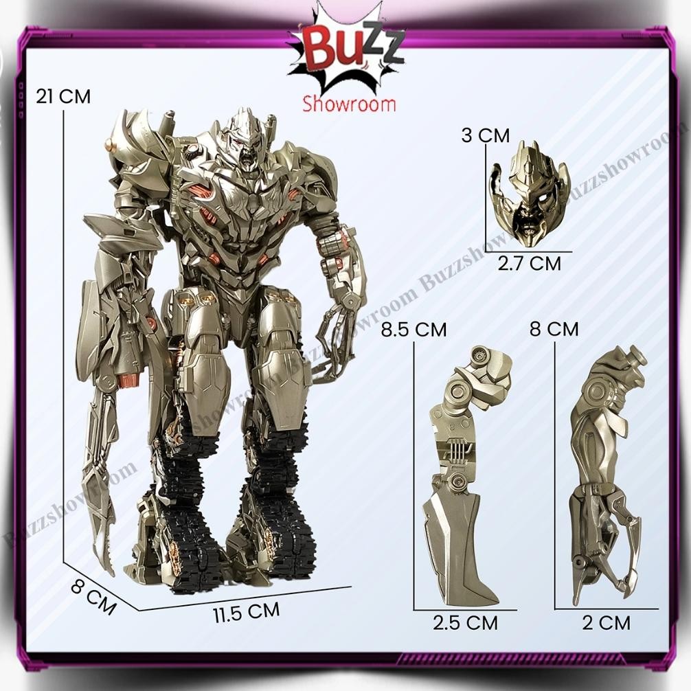 Jual Dwl-49 Gfd-6 Megatron Transformers Deformation Figure Mainan Robot ...