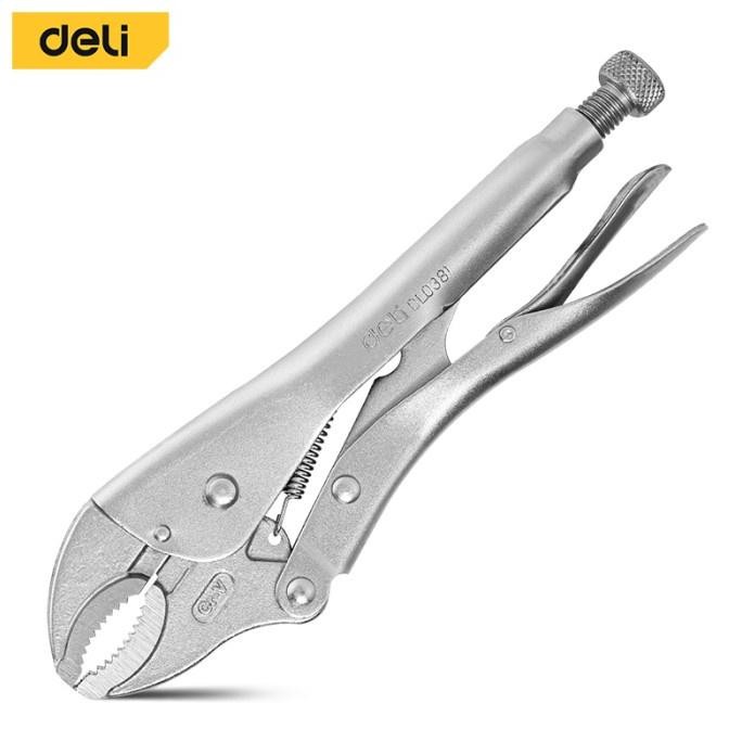 Jual new !!! Deli Tang Buaya Vice Grip Locking Plier Curve - Tang Jepit ...