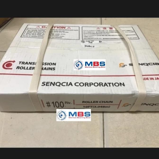 Jual New ROLLER CHAIN RS 100-1 MERK SENQCIA /HITACHI ASLI JAPAN RANTAI ...