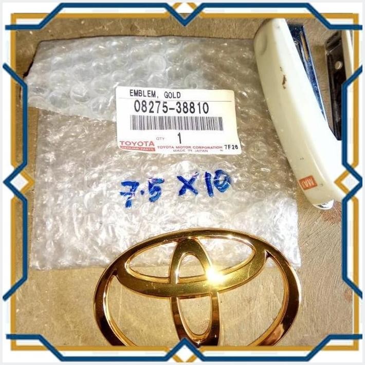 Jual [LPZ] LOGO EMBLEM GOLD GRILL TOYOTA KIJANG GRAND KAPSUL ORIGINAL ...
