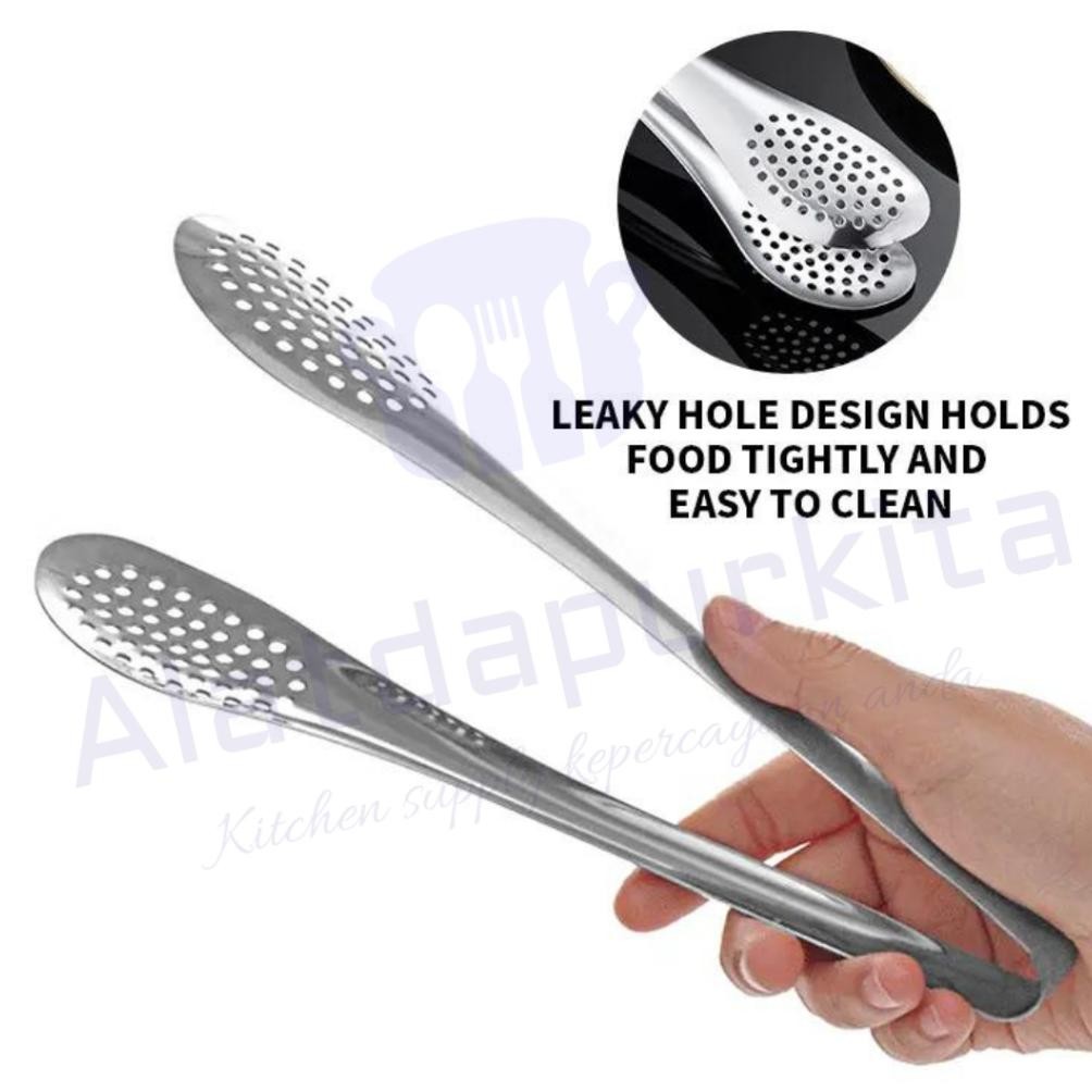 Jual df-7 ghs-55 Penjepit Capitan Food Tongs Roti Makanan Gorengan ...