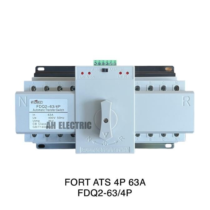 Jual FORT ATS 4P 63A | COS Motorized 4P 63A | FDQ2-63/4P | Change Over Switch | Handle COS ...
