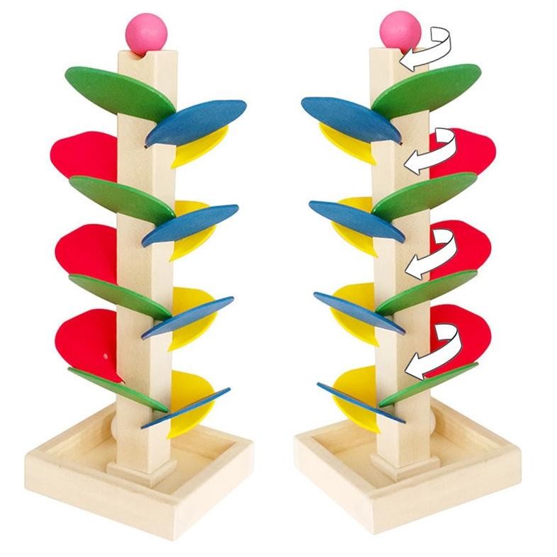 Jual er-79 uy-23 Mainan Edukasi Perakitan Daun Menara Bola / Montessori ...