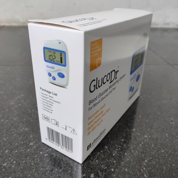 Jual Alat Cek Gula Darah Glucodr Bio Sensor Agm2100 + Strip 25 Pcs ...