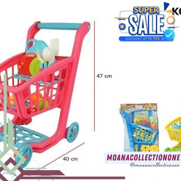 Jual MAINAN TROLLEY BELANJA SUPERMARKET NO.KGP 89 KUALITAS PRODUK ...