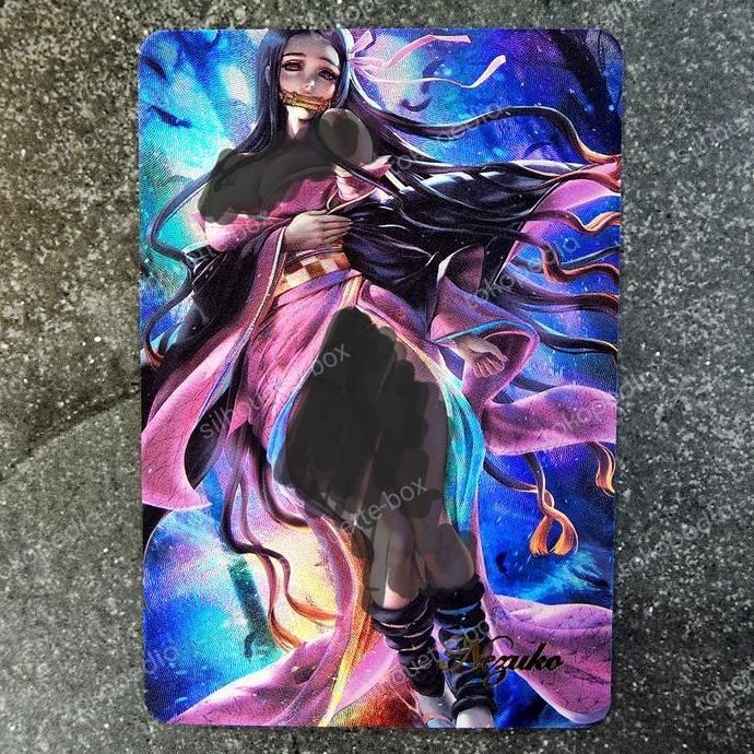 Jual SC Demon Slayer Nezuko Kamado Metal Hairline Texture Hologram ...