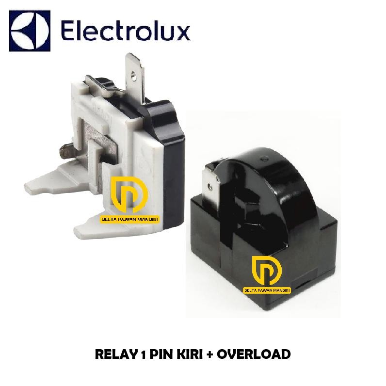 Jual RELAY PIN 1 KIRI + PTC OVERLOAD KULKAS ELECTROLUX 1 / 2 PINTU ...