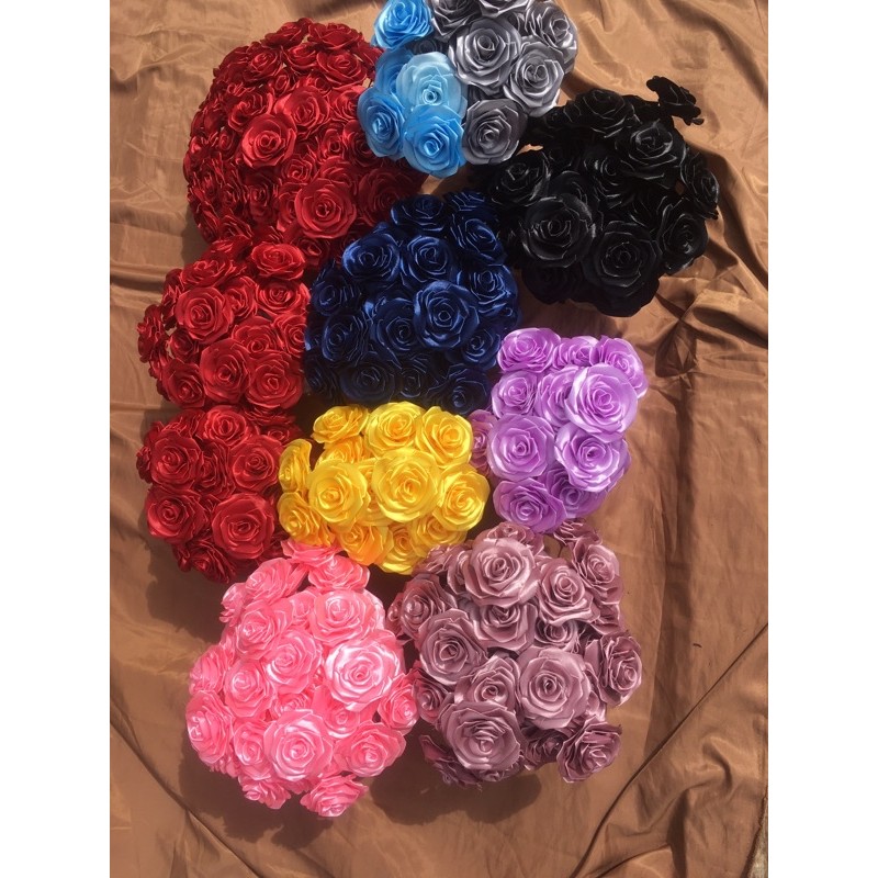 Jual bunga satin satuan diameter 8 (wajib menambahkan kardus) | Shopee ...