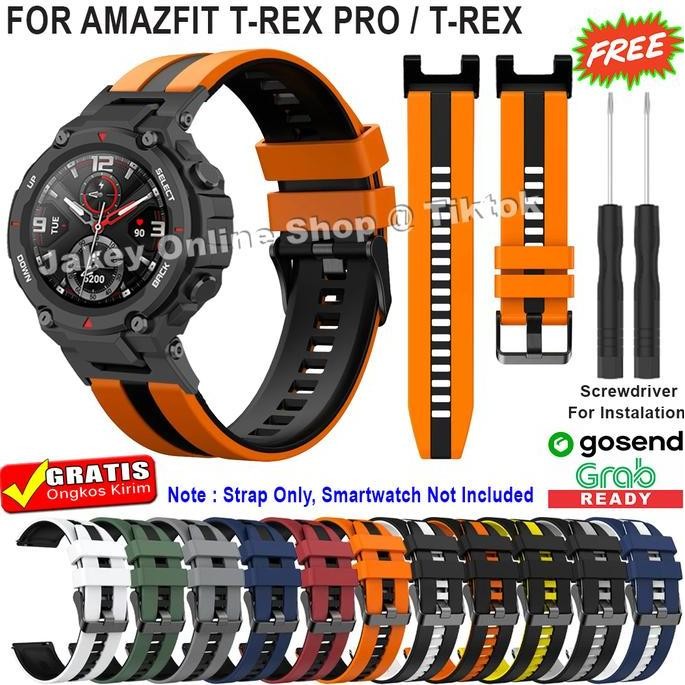 Jual TERBARU - Strap Tali Jam For AMAZFIT T-REX PRO - T-REX - TREX PRO ...