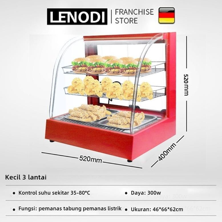 Jual HJK LENODI Rak penyimpanan penghangat kabinet pemanas vertikal ...