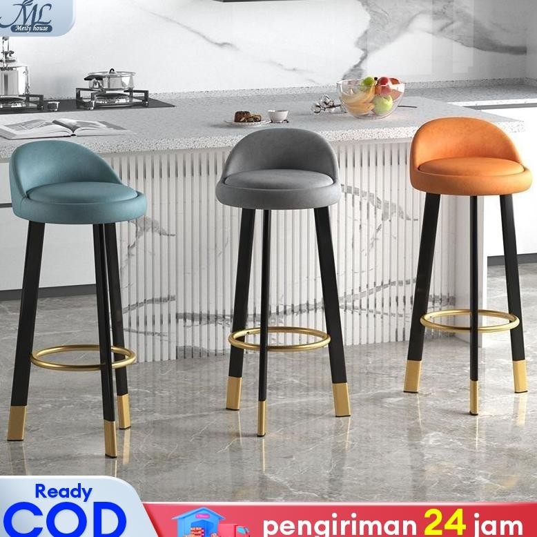 Jual Kursi bar 70cm Kursi cafe kursi dapur Kursi bar informa Kursi besi ...