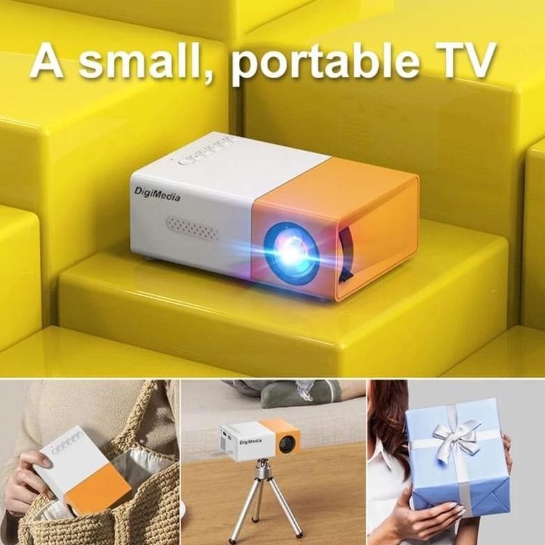 Jual Mini Proyektor LED Infocus layar tembok tampilan dinding | Shopee ...