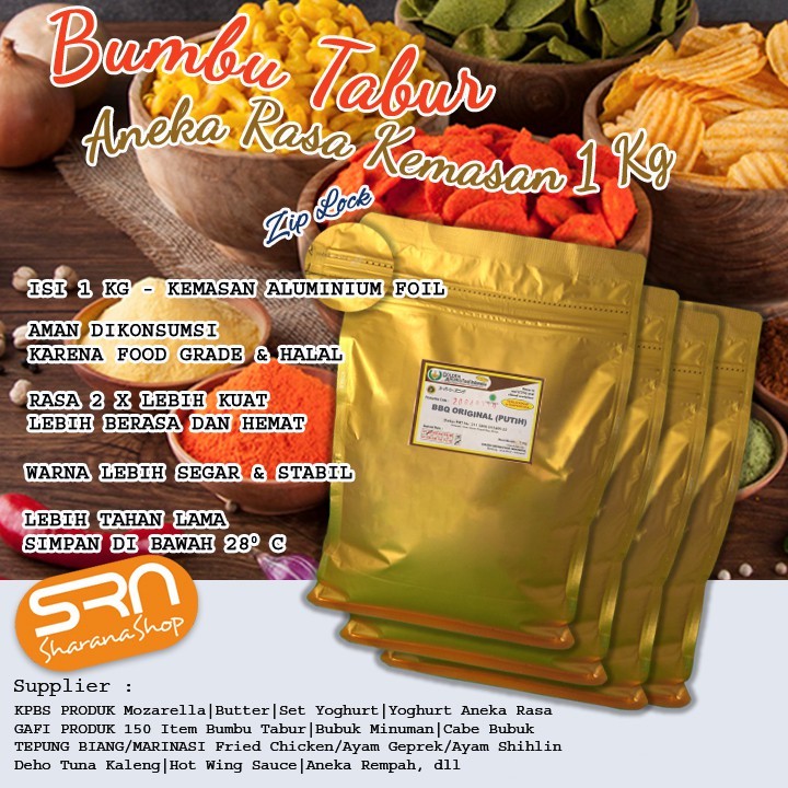 Jual NG BUMBU TABUR 1 KG RASA MIE GORENG COCOK UNTUK ANEKA SNACK ...