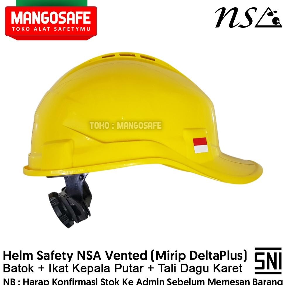 Jual Terlaris Helm Safety Nsa Vented Kuning Model Topi Baseball Cap ...