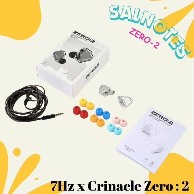 Jual Salnotes Zero 2 7Hz X Crinacle Zero 2 Hi-Fi Dynamic Driver In Ear ...