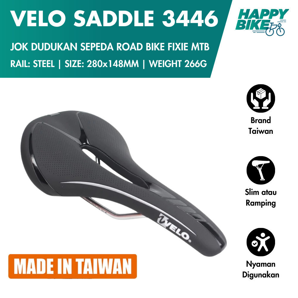 Jual VELO Sadel Jok Dudukan Sepeda 3446 Bicycle Saddle MTB Road Bike ...