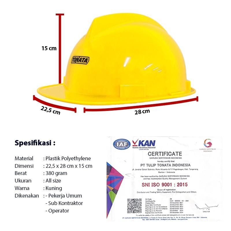Jual Safety Helmet / Helm Proyek Include Inner Ring / Helm Kerja Kuning ...