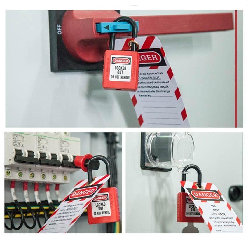 Jual 10Pcs Tag Out Safety Tag Loto Pvc Tag Out Safety Do Not Operate ...